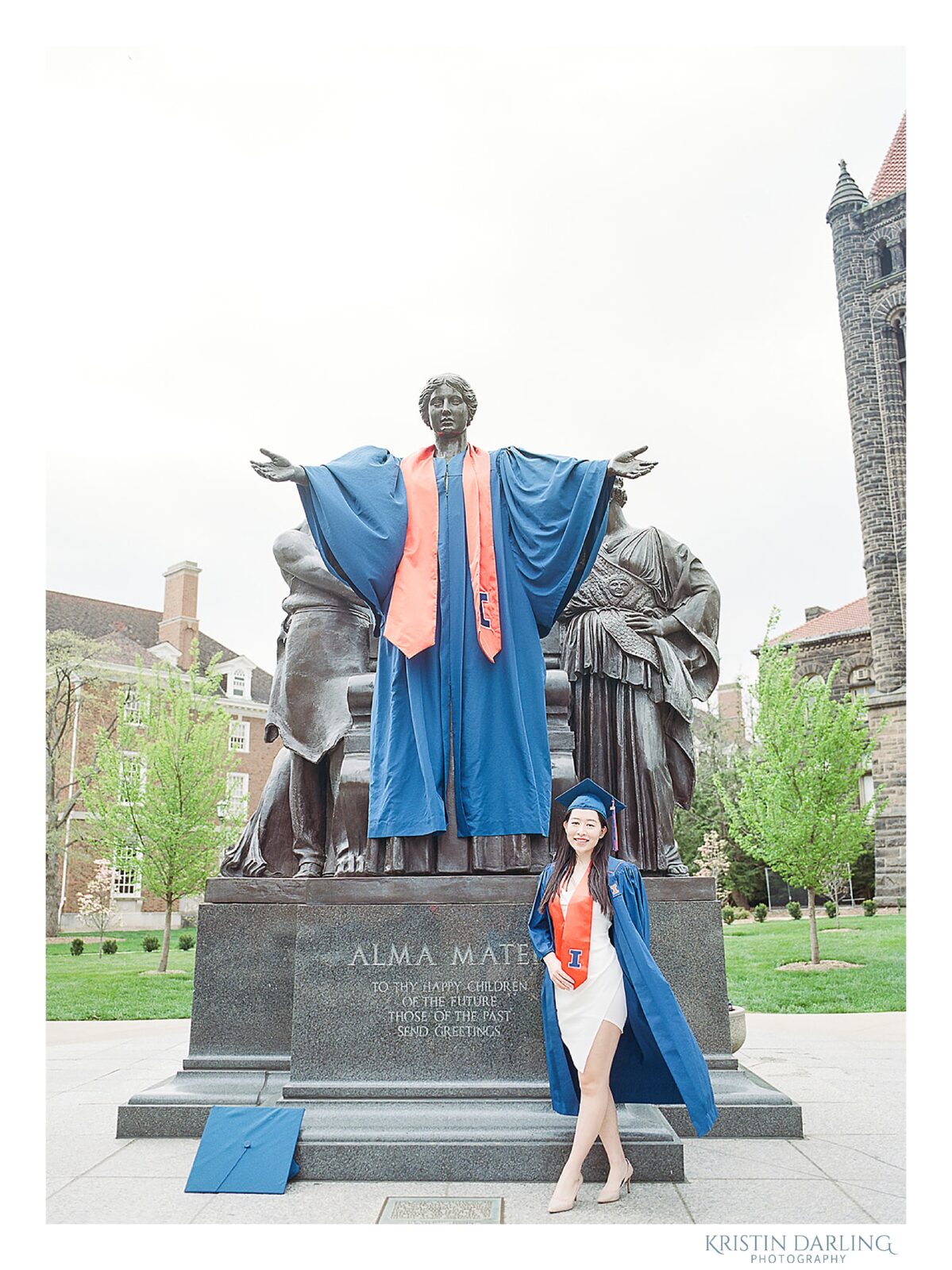 Cap & Gown Graduation Pictures | Champaign, IL - kDarling Photography